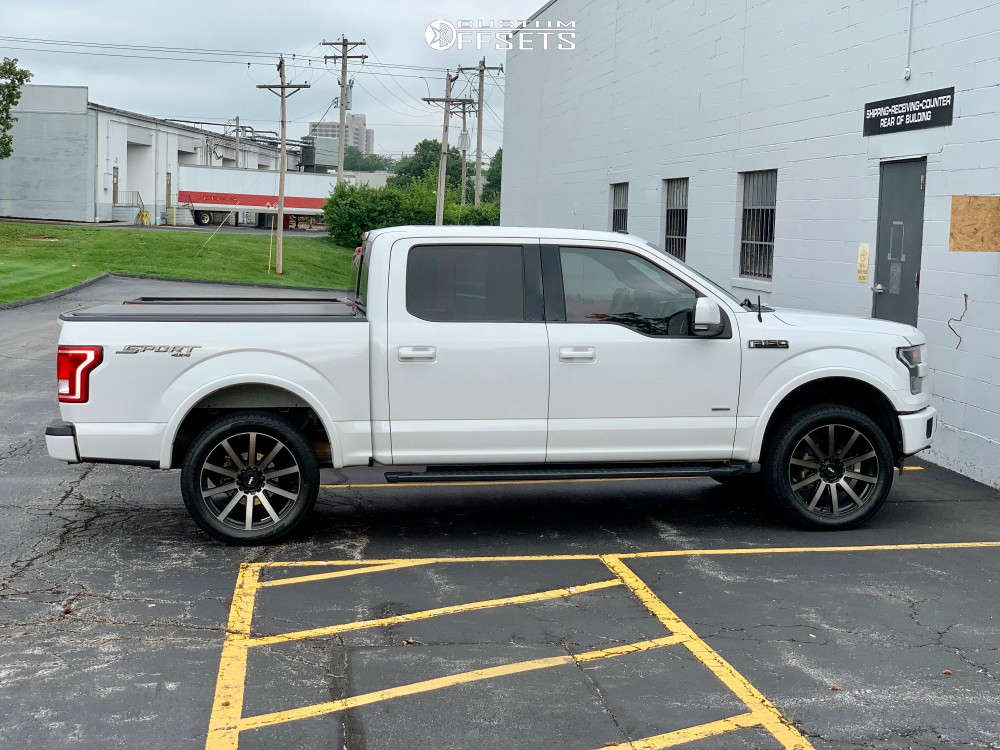2016 Ford F-150 with 22x9 30 Voxx Vento and 305/45R22 Ironman Imove ...