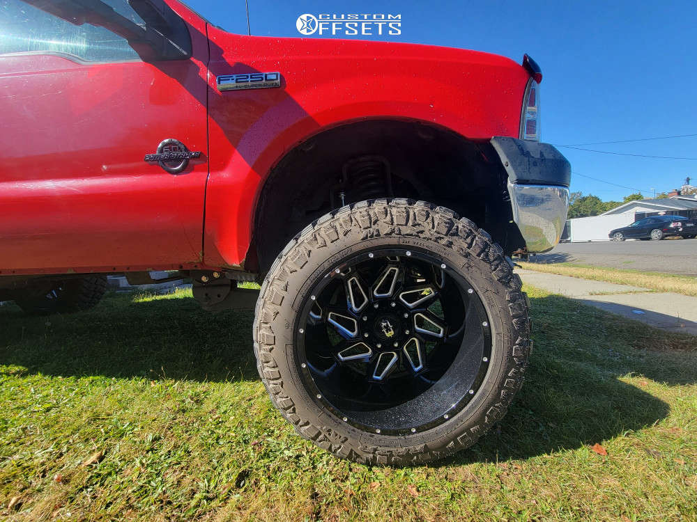 2006 Ford F-250 Super Duty with 22x14 -76 Vision Spyder and 37/13.5R22 ...