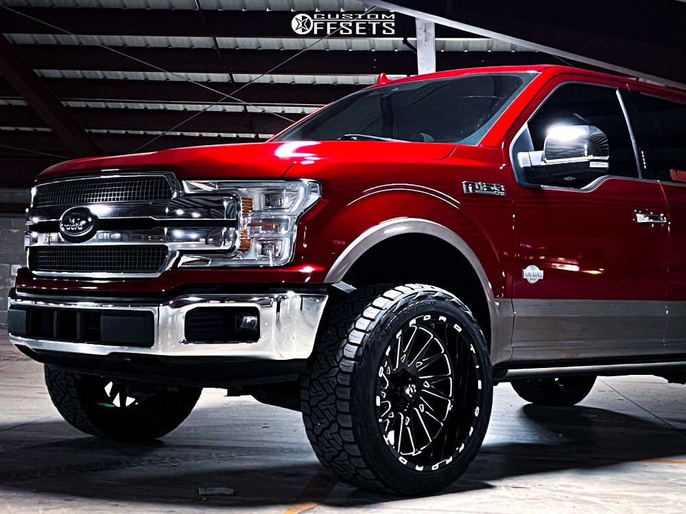 2018 Ford F-150 with 22x12 -44 TIS 544 and 33/12.5R22 Nitto Ridge ...