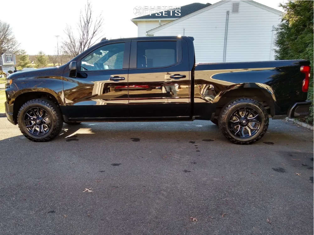 2021 Chevrolet Silverado 1500 with 20x9 1 Fuel Rage and 33/12.5R20 ...