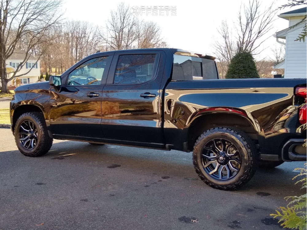 2021 Chevrolet Silverado 1500 with 20x9 1 Fuel Rage and 33/12.5R20 ...