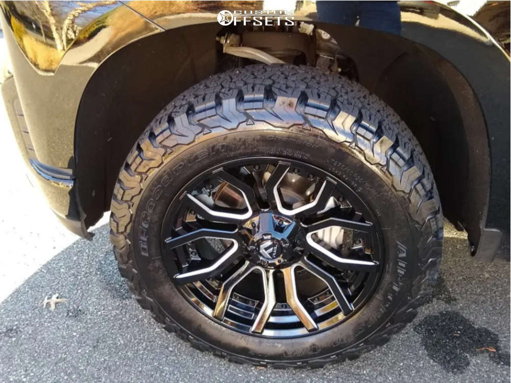 2021 Chevrolet Silverado 1500 with 20x9 1 Fuel Rage and 33/12.5R20 ...