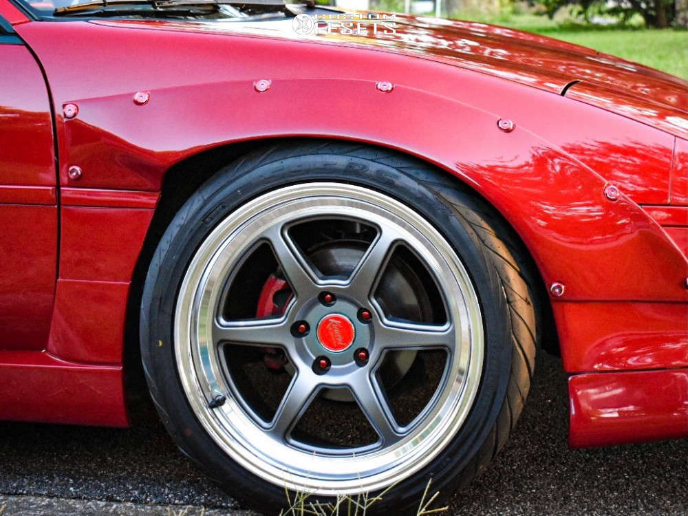 1992 Toyota MR2 with 18x9 7 Kansei Roku and 235/40R18 Federal 595 Rs-rr ...