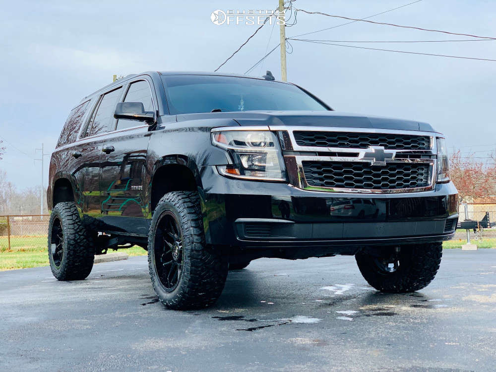 2018 Chevrolet Tahoe with 20x10 -25 Motiv Offroad Magnus 423b and 295 ...