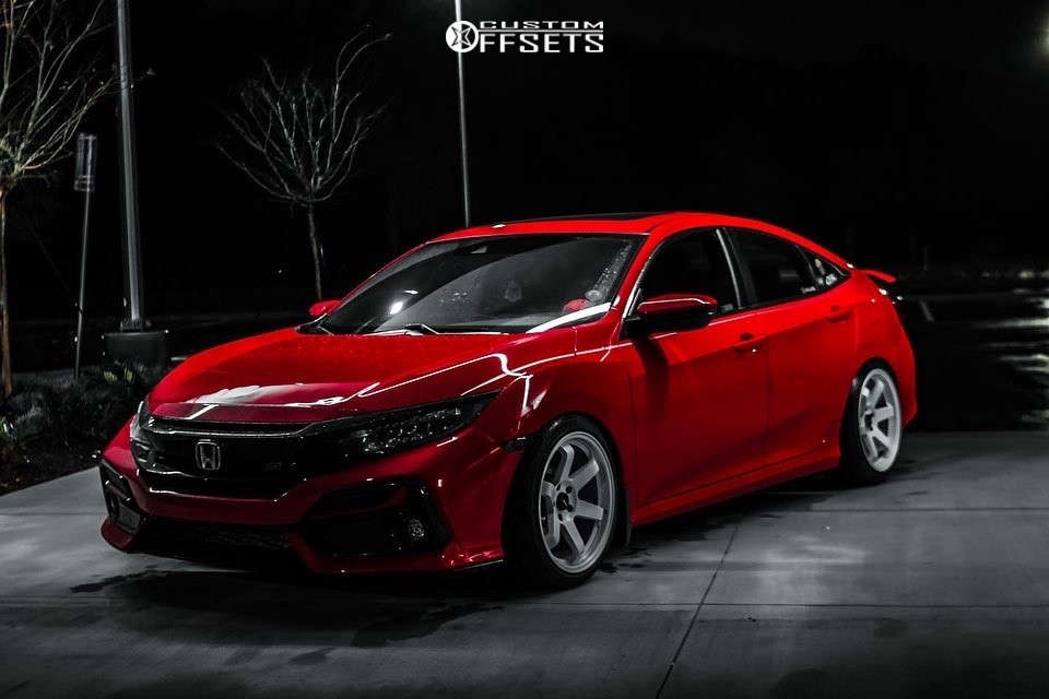 2020 Honda Civic Flush Lowering Springs | Custom Offsets
