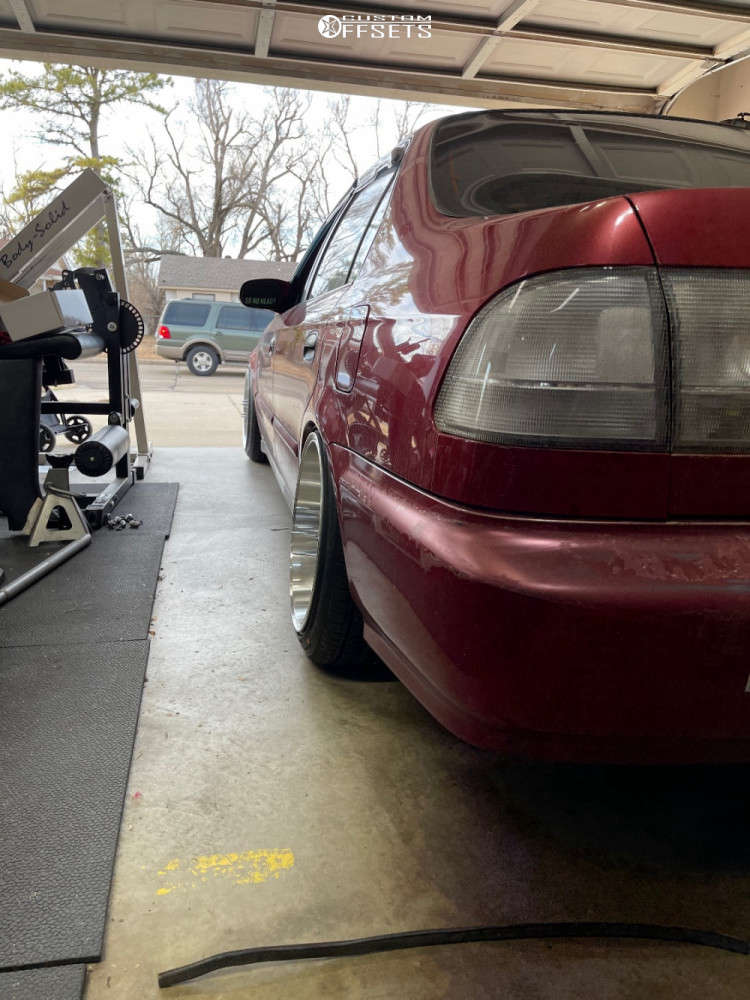 1998 Honda Civic with 16x8.5 20 ARC Ar4 and 195/45R16 Nexen Nfera Su1 ...