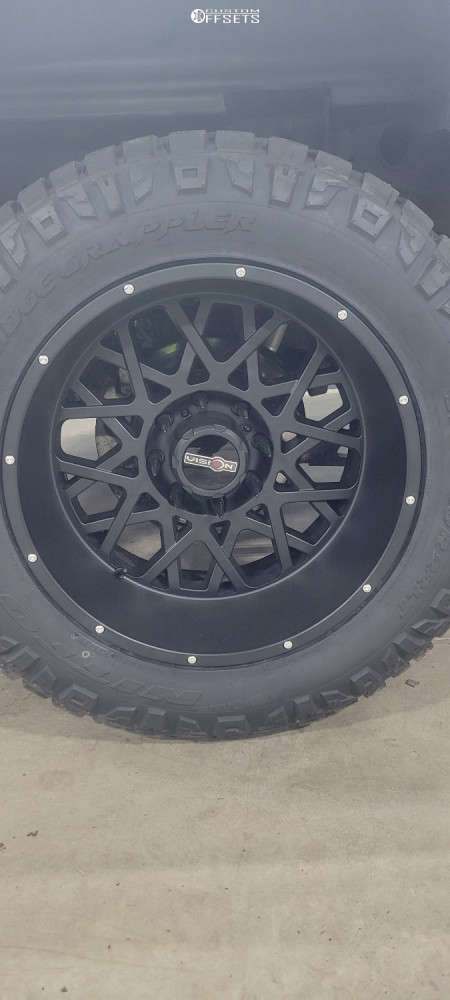 2012 Chevrolet Silverado 2500 HD with 22x12 -44 Vision Rockers and 37/ ...