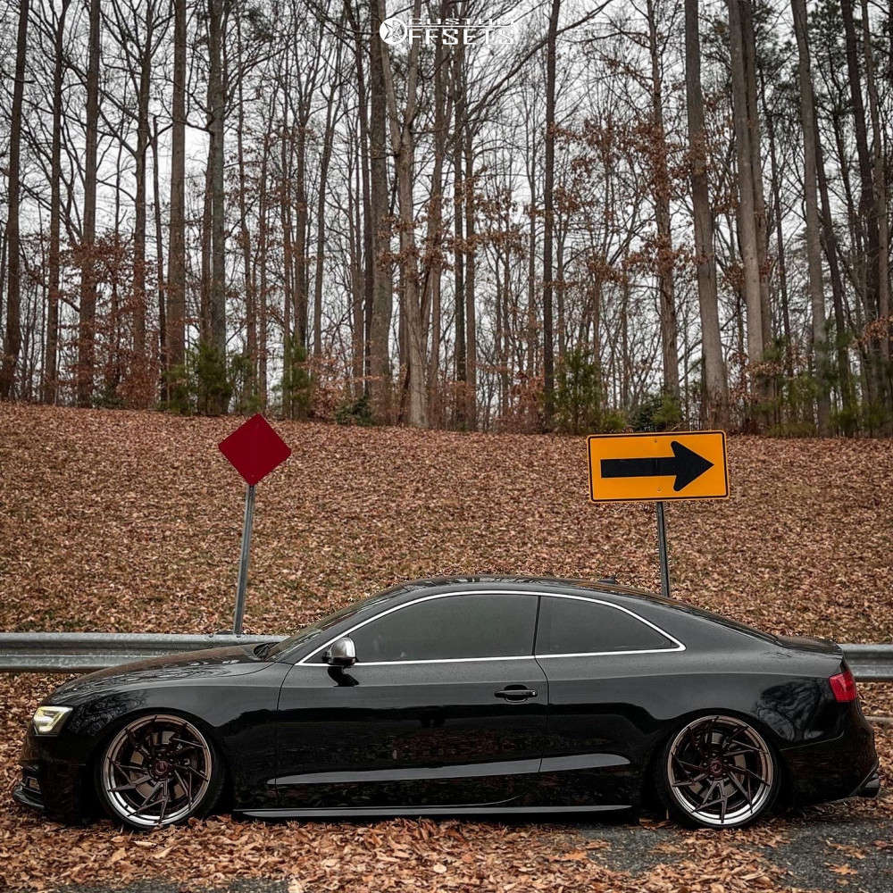 2013 Audi S5 with 19x10 31 BC Forged HCA222 and 235/35R19 Continental ...