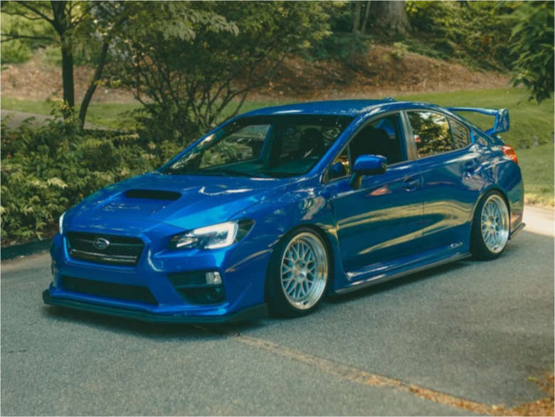 2016 Subaru WRX with 18x9.5 30 Aodhan Ah02 and 225/40R18 Achilles Atr ...