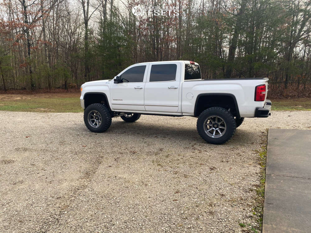 2015 GMC Sierra 1500 with 20x10 -24 Icon Alloys Bandit and 37/12.5R20 ...