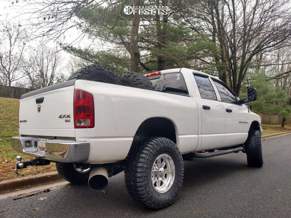 2005 Dodge Ram 2500 with 17x9 -12 Raceline Renegade 8 and 35/12.5R17 ...