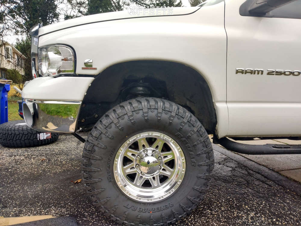 2005 Dodge Ram 2500 with 17x9 -12 Raceline Renegade 8 and 35/12.5R17 ...