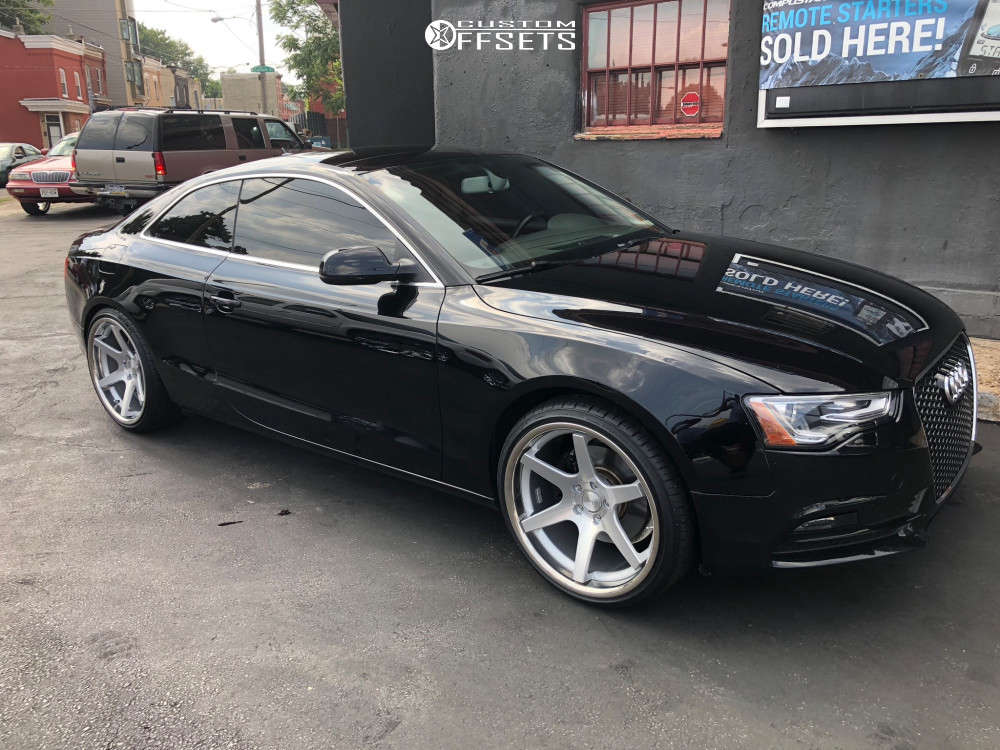 2015 Audi A5 Quattro Nearly Flush Stock | Custom Offsets