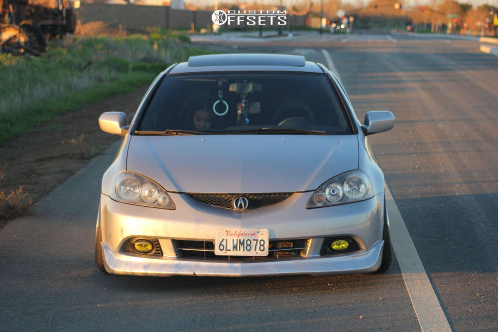 2004 Acura RSX with 18x9.5 29 Work Vs Ss and 225/35R18 Federal SS595 ...