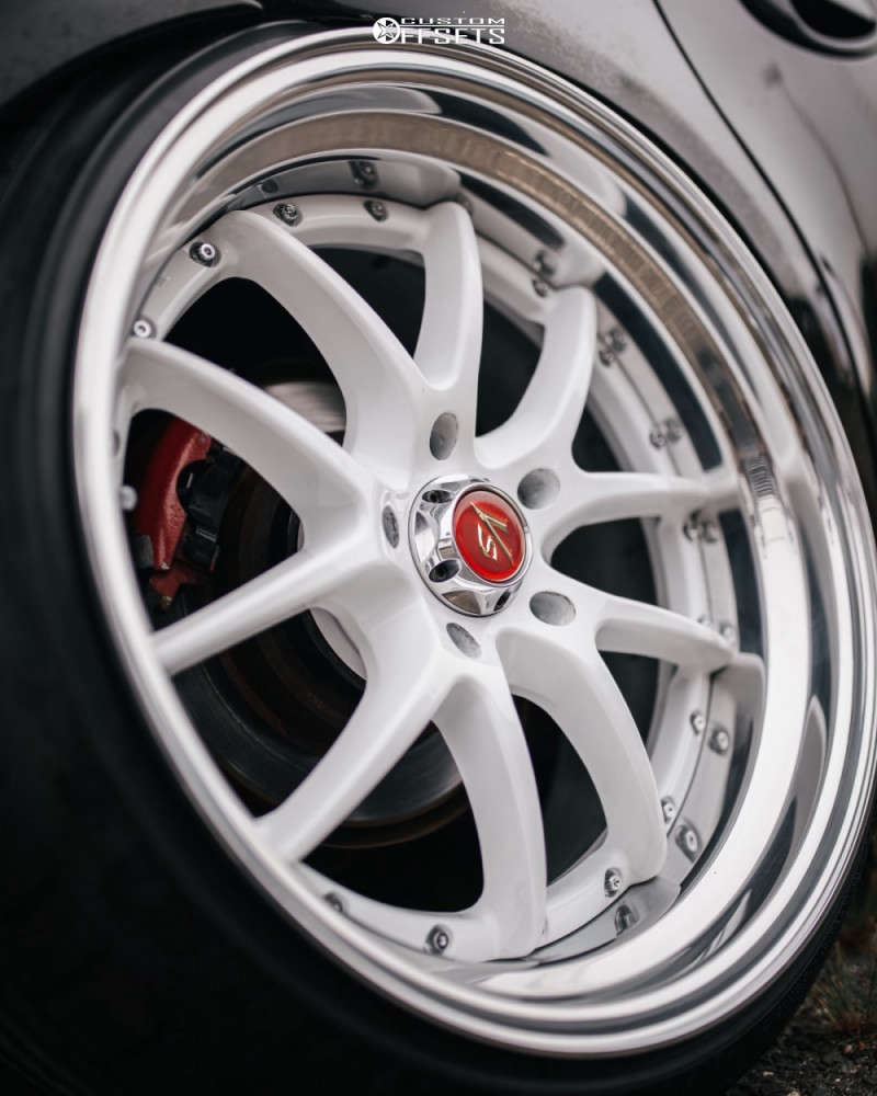 2004 Dodge Neon with 18x9.5 10 Work Vs Ss and 205/40R18 Zeta Meglio and ...