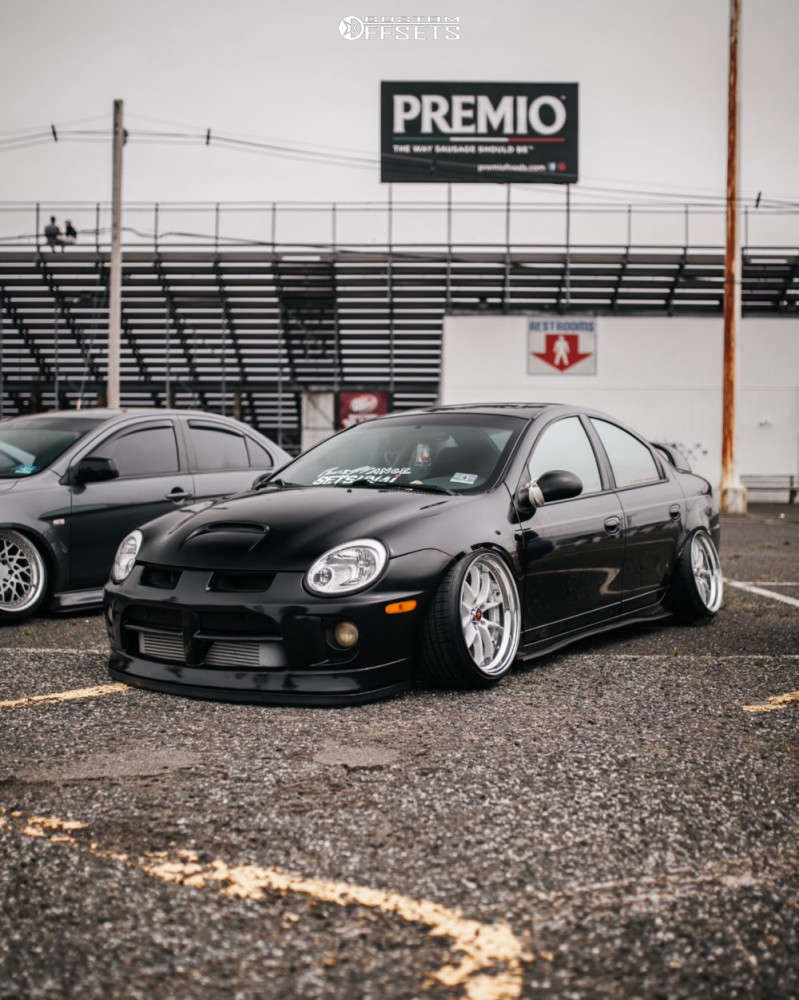 2004 Dodge Neon with 18x9.5 10 Work Vs Ss and 205/40R18 Zeta Meglio and ...