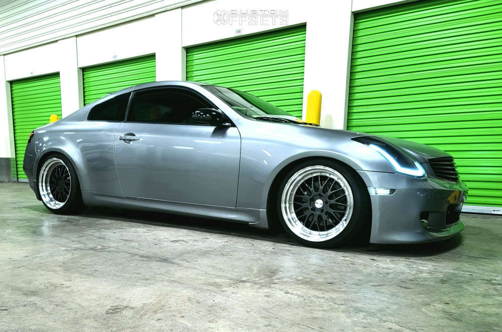 2006 INFINITI G35 with 19x9.5 22 ESR Sr01 and 235/35R19 Ironman Imove ...