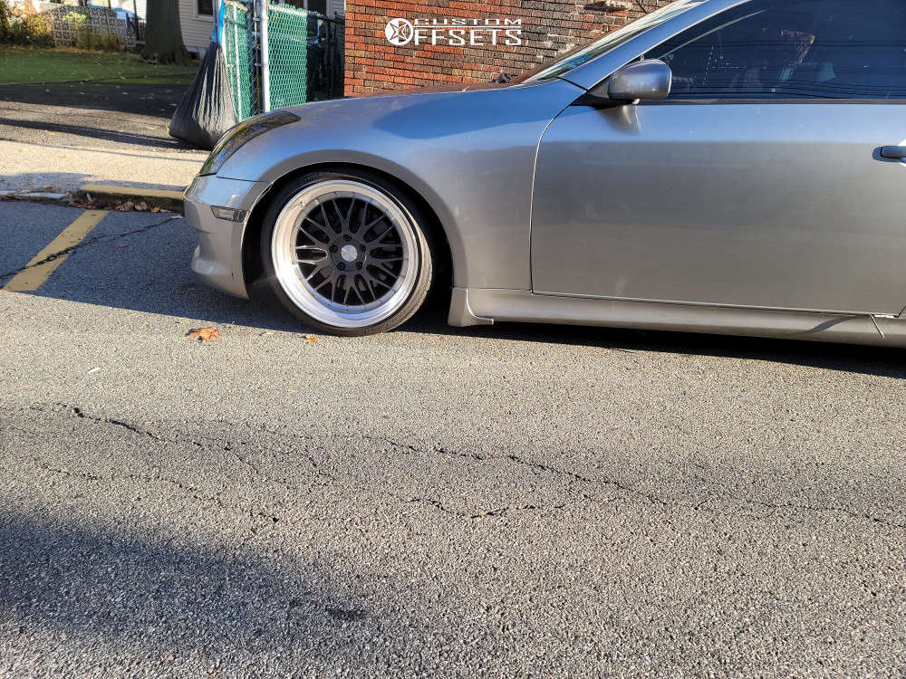 2006 INFINITI G35 with 19x9.5 22 ESR Sr01 and 235/35R19 Ironman Imove ...