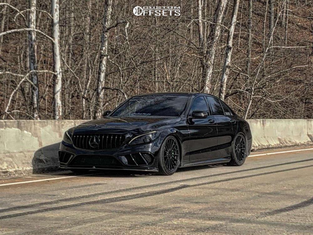 2015 Mercedes-Benz C300 with 19x8.5 42 TSW Luco and 255/35R19 ...