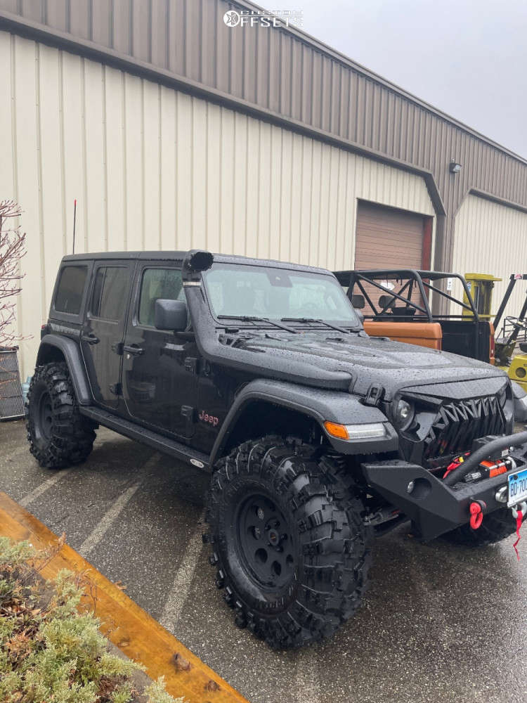 2021 Jeep Wrangler with 17x9 -6 Pro Comp 69 and 37/12.5R17 Mickey ...