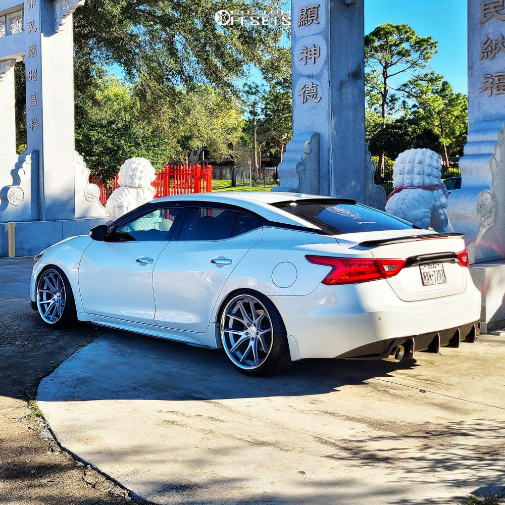 2018 Nissan Maxima with 20x10.5 20 Ferrada FR2 and 245/35R20 Hankook ...