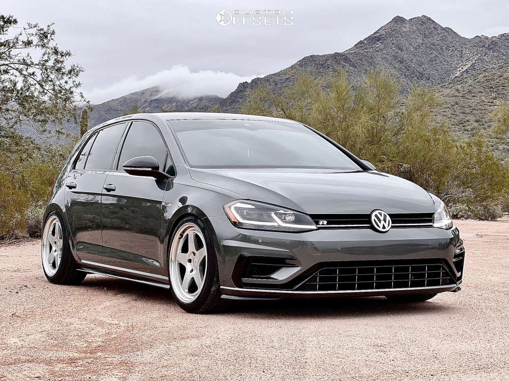 2019 Volkswagen Golf R with 18x9 35 Kansei Knp and 235/40R18 Pirelli ...