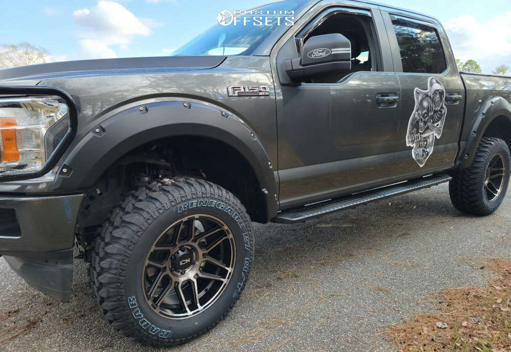 2019 Ford F-150 with 20x10 -19 Alloy Ion Style 146 and 35/10.5R20 Renegade Renegade R7 and ...