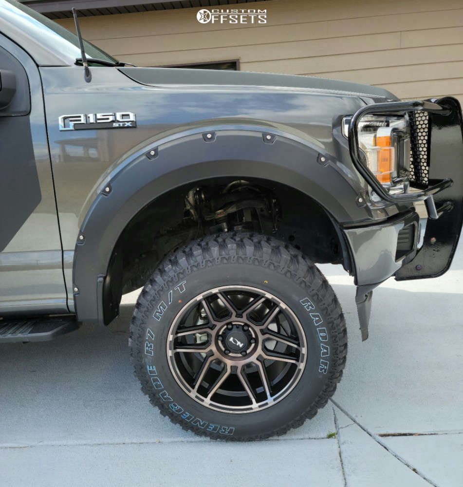 2019 Ford F-150 with 20x10 -19 Alloy Ion Style 146 and 35/10.5R20 Renegade Renegade R7 and ...