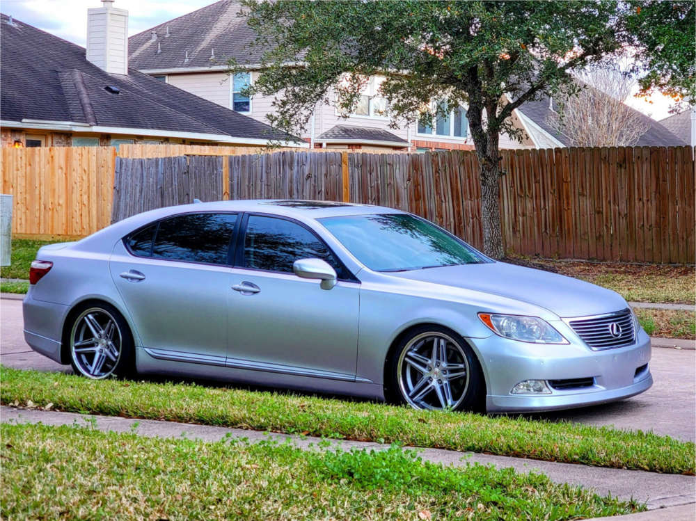 2007 Lexus LS460 with 20x9 35 Ferrada CM1 and 245/35R20 Vercelli Strada ...