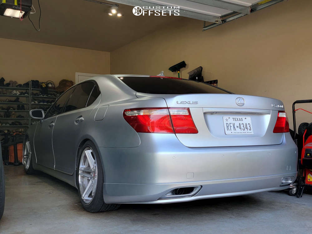 2007 Lexus LS460 with 20x9 35 Ferrada CM1 and 245/35R20 Vercelli Strada ...