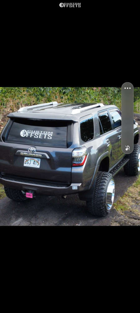 2017 Toyota 4Runner with 22x14 -76 Hostile Fury and 33/13.5R22 Atturo ...