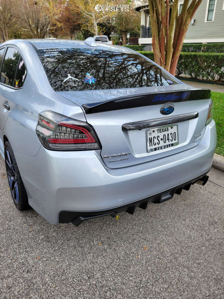 2019 Subaru WRX with 18x8.5 35 Option Lab R716 and 265/35R18 Nitto ...