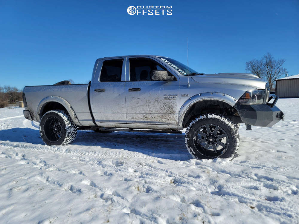 2012 Ram 1500 with 22x12 -44 Ballistic Rage and 37/13.5R22 Patriot ...