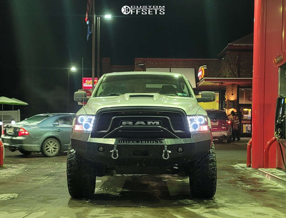 2012 Ram 1500 with 22x12 -44 Ballistic Rage and 37/13.5R22 Patriot ...