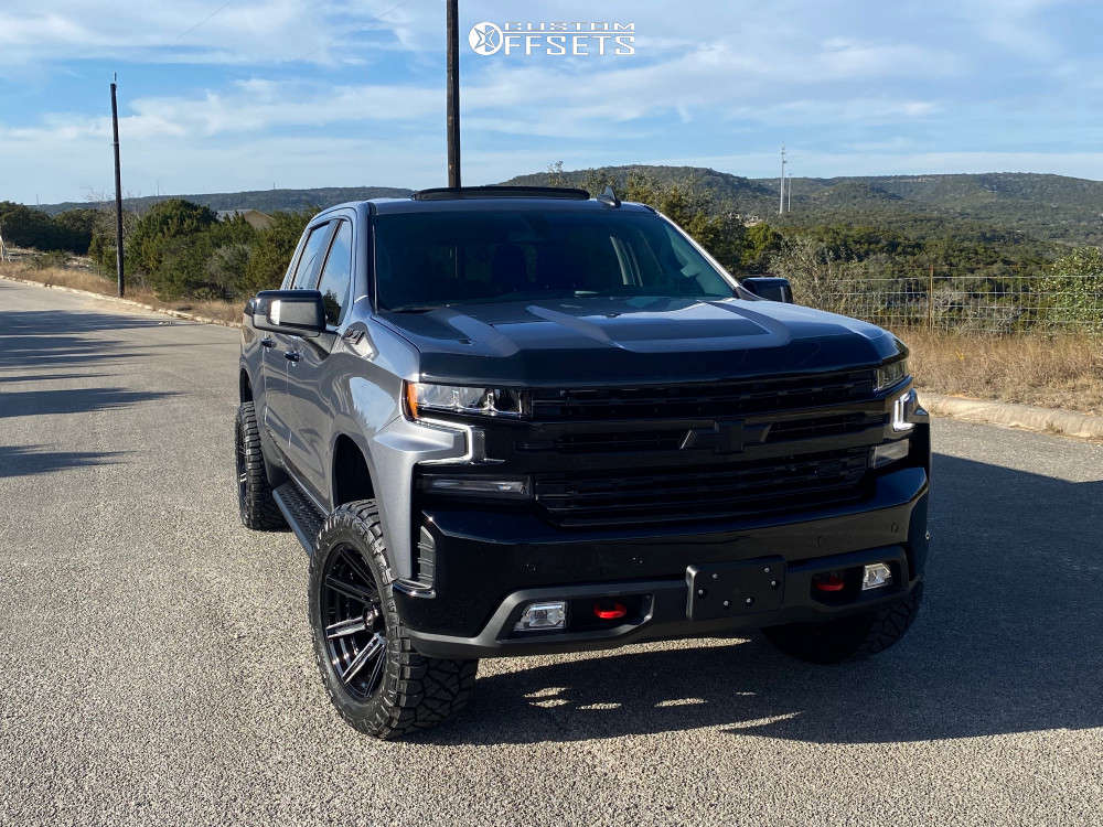 2022 Chevrolet Silverado 1500 LTD with 20x10 -18 Fuel Rogue and 33/12 ...