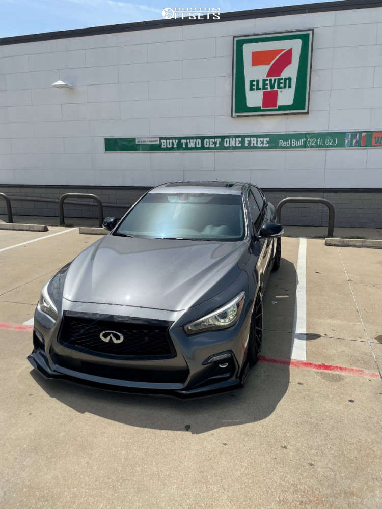 2018 INFINITI Q50 with 20x10.5 25 Ferrada CM2 and 255/35R20 Nitto Nt555 ...