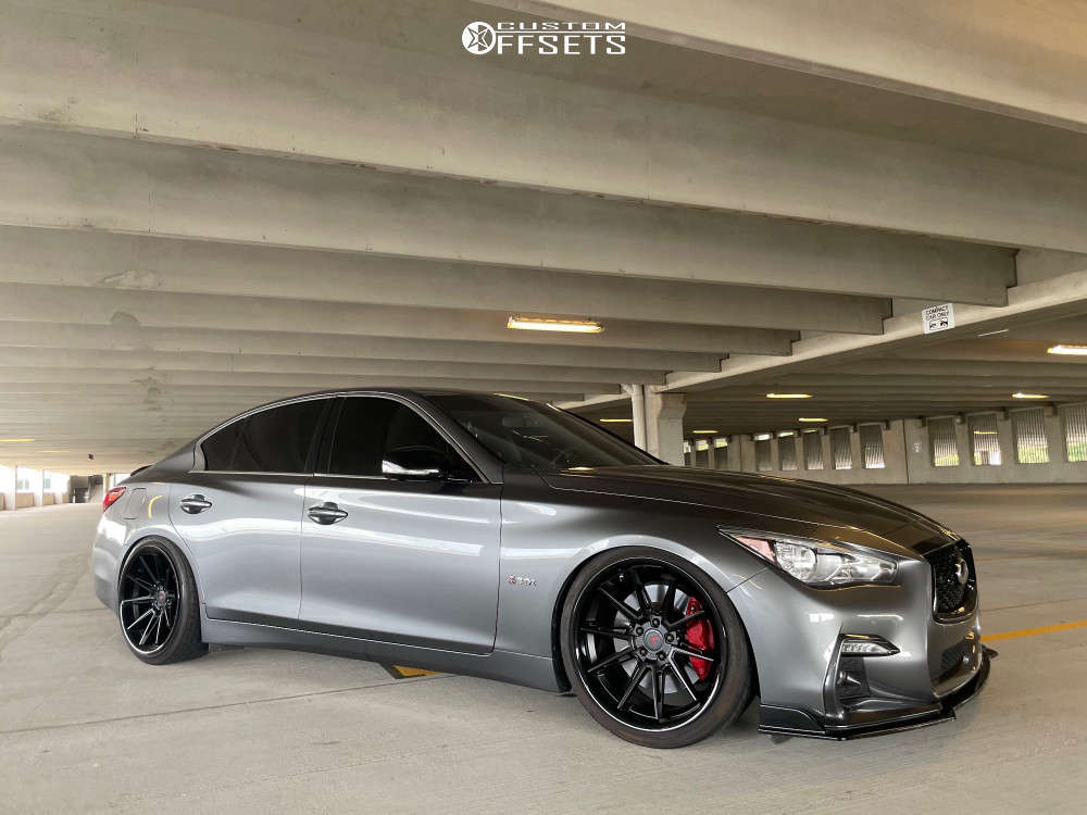 2018 INFINITI Q50 with 20x10.5 25 Ferrada CM2 and 255/35R20 Nitto Nt555 ...
