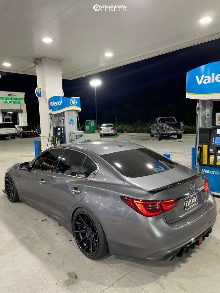 2018 INFINITI Q50 with 20x10.5 25 Ferrada CM2 and 255/35R20 Nitto Nt555 ...