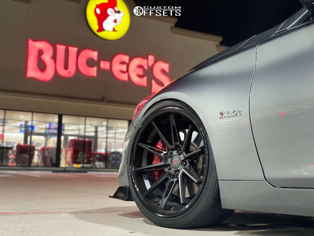 2018 INFINITI Q50 with 20x10.5 25 Ferrada CM2 and 255/35R20 Nitto Nt555 ...