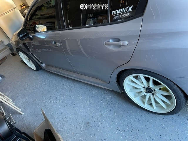 2020 Subaru WRX STI with 18x9.5 35 Cosmis Racing R1 and 255/35R18 ...