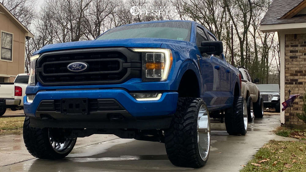 2021 Ford F-150 with 24x14 -76 Tuff T2a and 33/13.5R24 AMP Mud Terrain ...