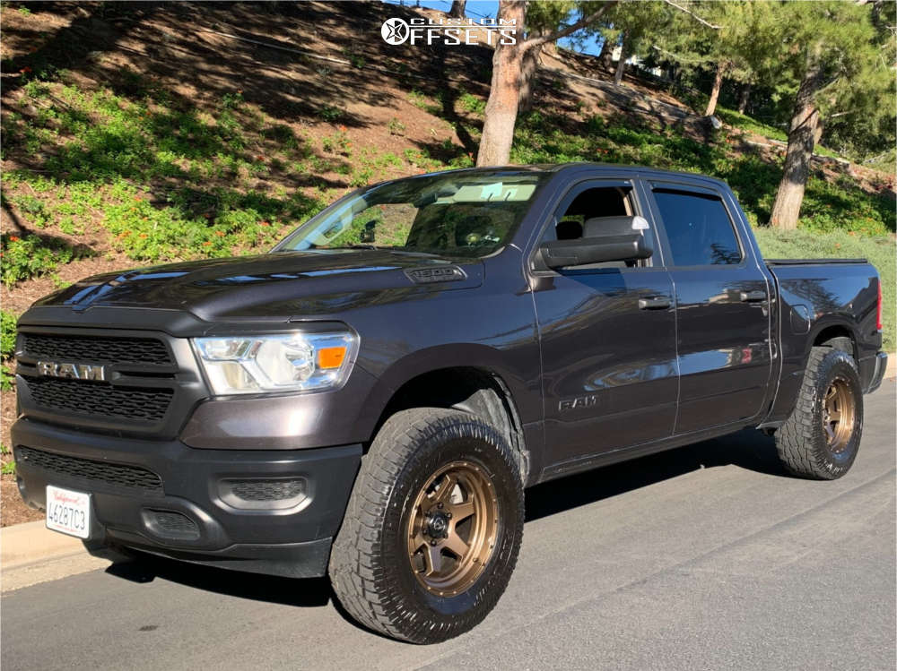 2019 Ram 1500 with 18x9 -12 Fuel Shok and 35/12.5R18 Pro Comp At Sport ...