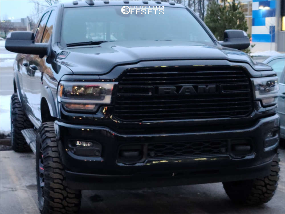 2019 Ram 2500 with 20x10 -18 Fuel Reaction and 35/12.5R20 Super Swamper ...
