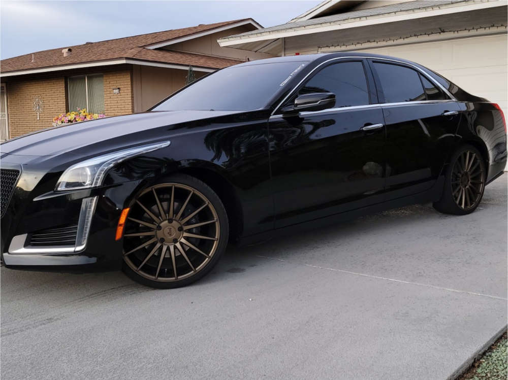 2019 Cadillac CTS with 20x8.5 35 Niche Form and 245/30R20 Federal 595 ...