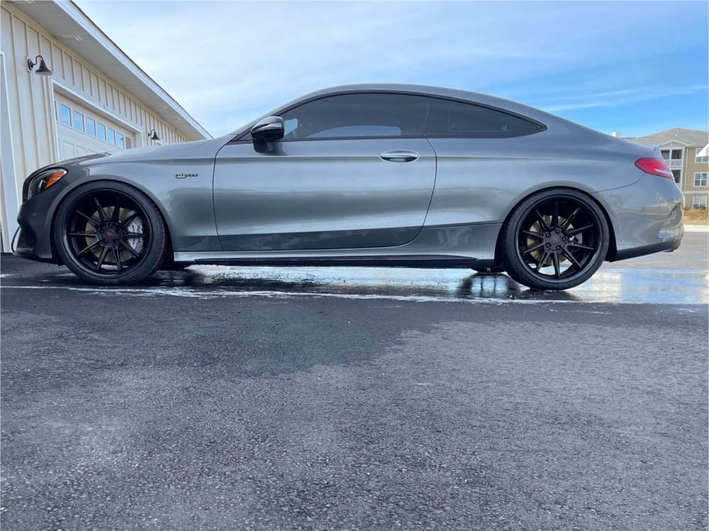2018 Mercedes-Benz C43 AMG with 20x9 23 Ferrada CM2 and 245/35R20 ...