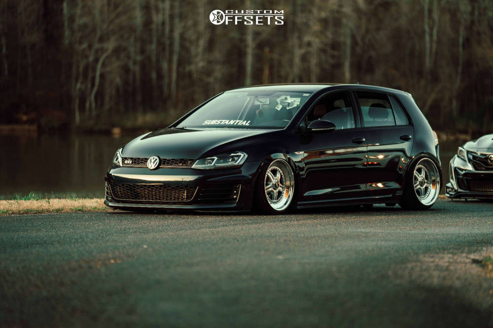 2017 Volkswagen GTI Air Suspension | Custom Offsets