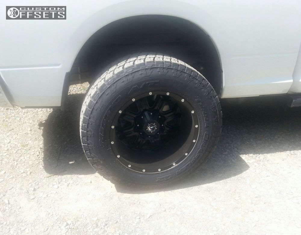 2014 Ram 2500 with 20x12 -44 TIS 535B and 35/12.5R20 Nitto Terra ...