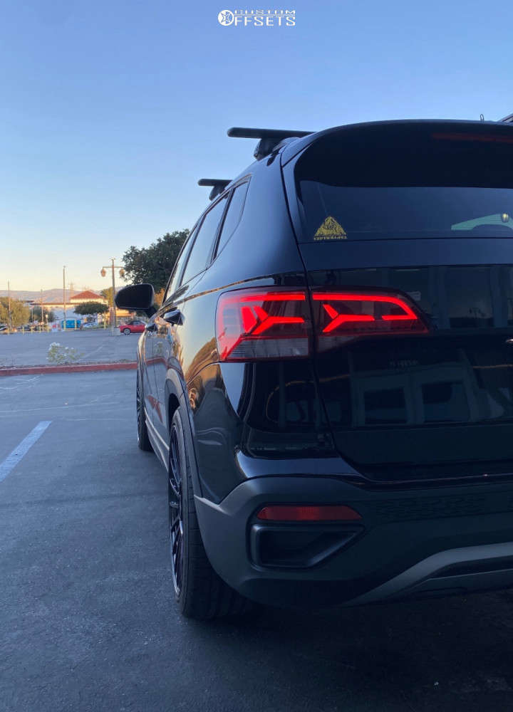 2022 Volkswagen Taos with 19x8.5 35 Rotiform Las-r and 235/40R19 ...