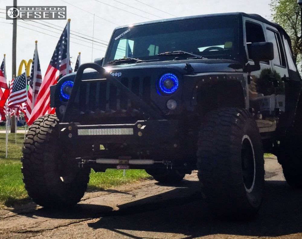 2015 Jeep Wrangler with 17x9 -12 Mickey Thompson Classic Baja Lock and ...