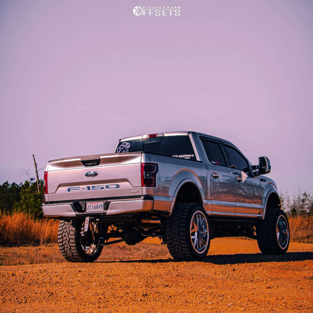 2020 Ford F-150 with 24x14 -76 KG1 Forged Vile and 36/14.5R24 Versatyre ...